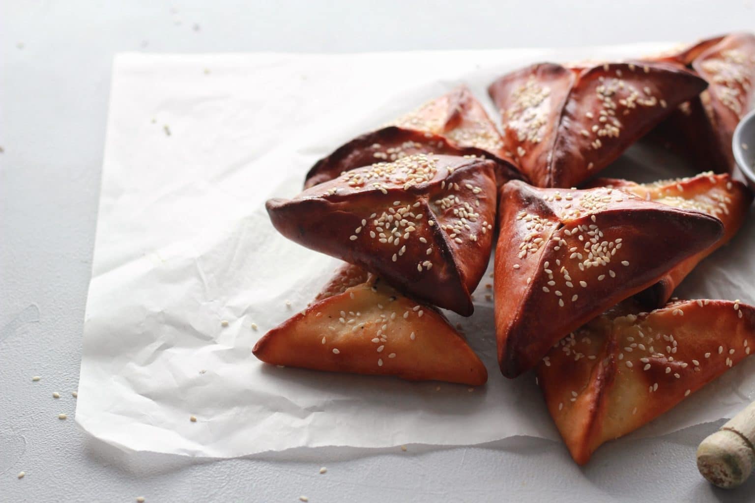 Fatayer bi Sabanekh – 'til golden brown